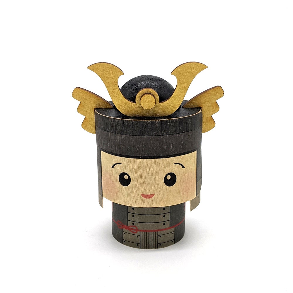 Kokeshi Gift Box - Samurai Warrior | Shop Toast