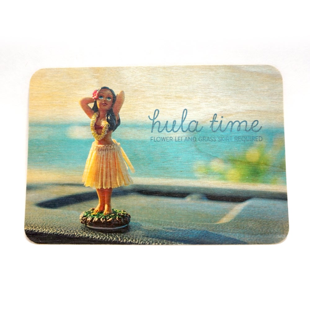 Wood Postcard - Hula Time | Shop Toast